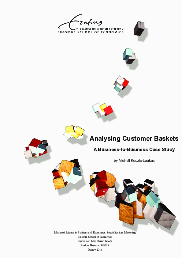 (PDF) Analysing Customer Baskets. A Business-to-Business Case Study
