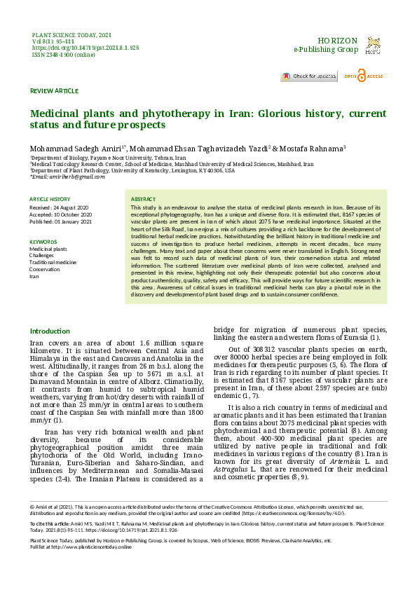 (PDF) Plant Science Today