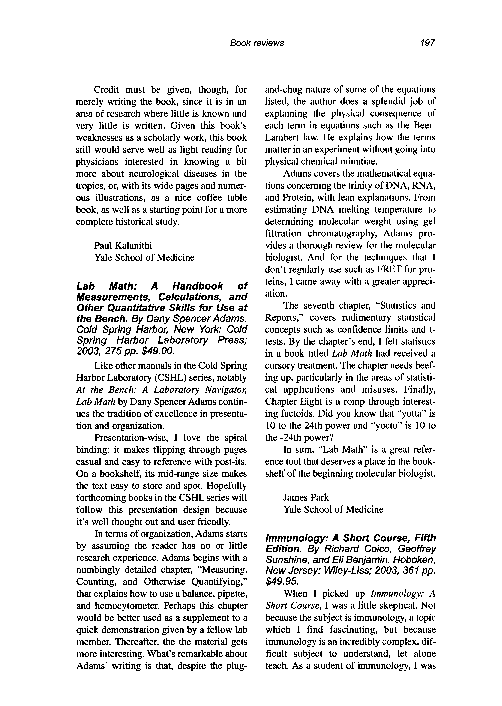 (PDF) Lab math: a handbook of measurements, calculations, and other ...