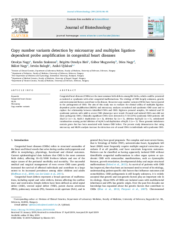 (PDF) Copy number variants detection by microarray and multiplex ligation-dependent probe ...