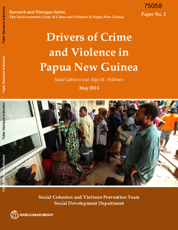 (PDF) Drivers of crime and violence in Papua New Guinea