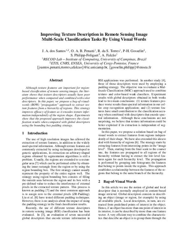 (PDF) Improving Texture Description in Remote Sensing Image Multi-Scale ...