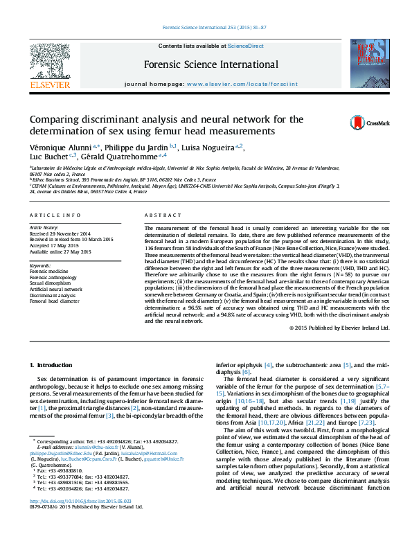 Pdf Comparing Discriminant Analysis And Neural Network For The