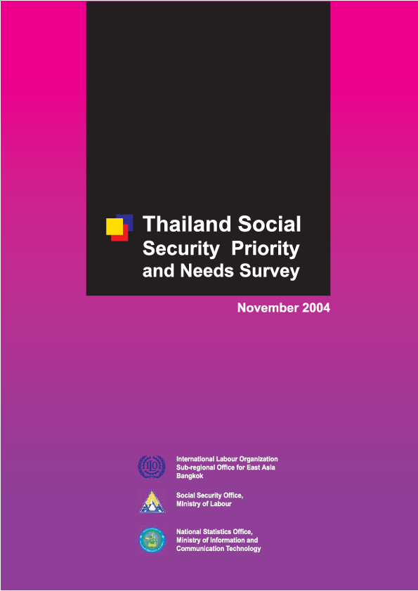(PDF) Thailand social security priority and needs survey