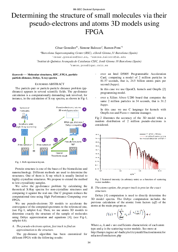 (PDF) Determining the structure of small molecules via their pseudo-electrons and atoms 3D ...