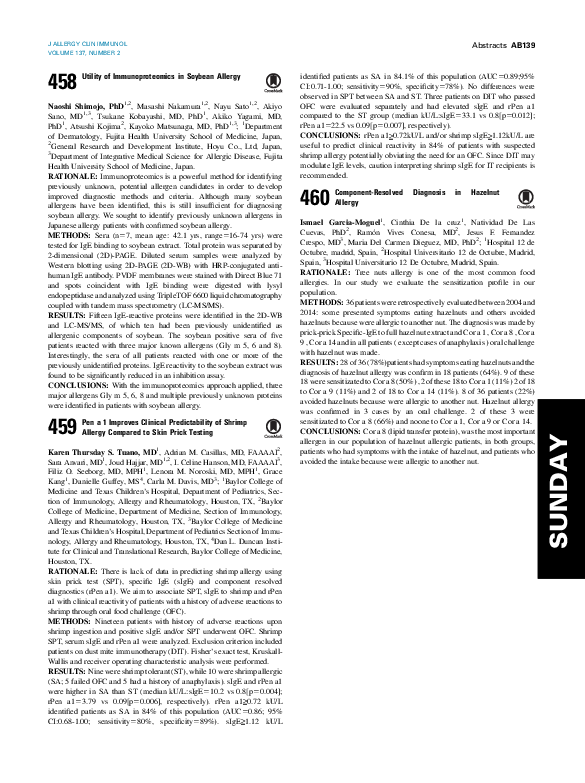 (PDF) Component-Resolved Diagnosis in Hazelnut Allergy | Cinthia de la ...