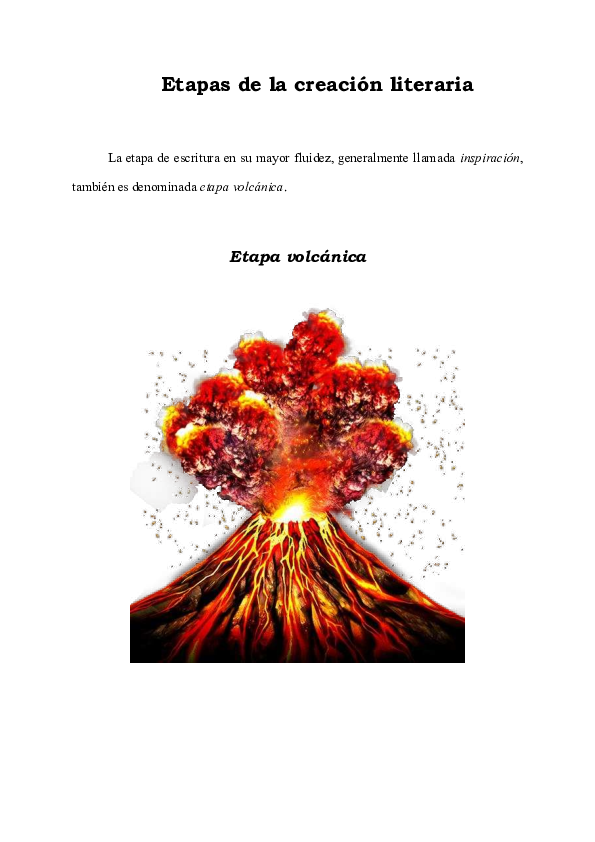 (PDF) Etapas de la creación literaria | Juan P González - Academia.edu
