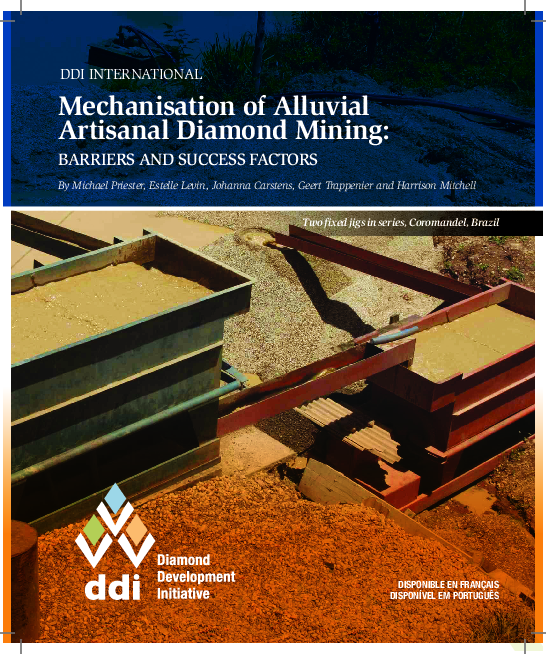 (PDF) Mechanisation of Alluvial Artisanal Diamond Mining
