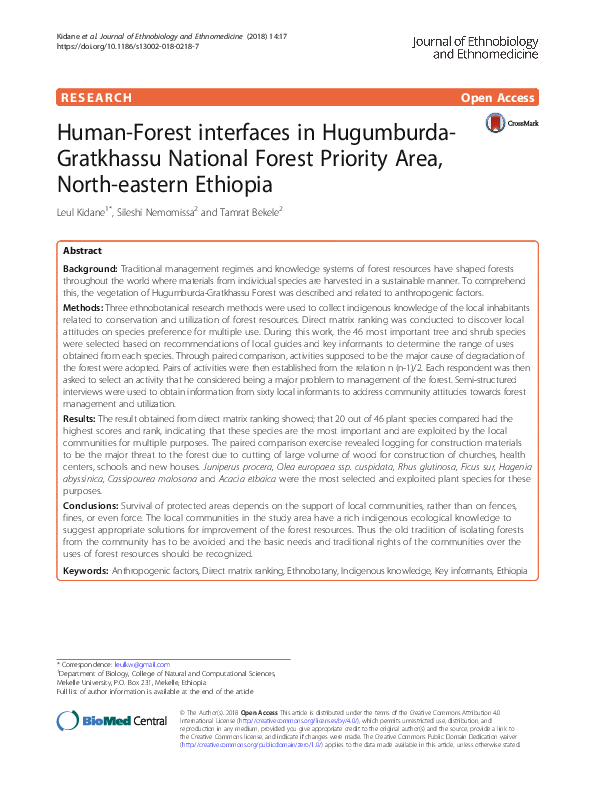 (PDF) Human-Forest interfaces in Hugumburda-Gratkhassu National Forest ...