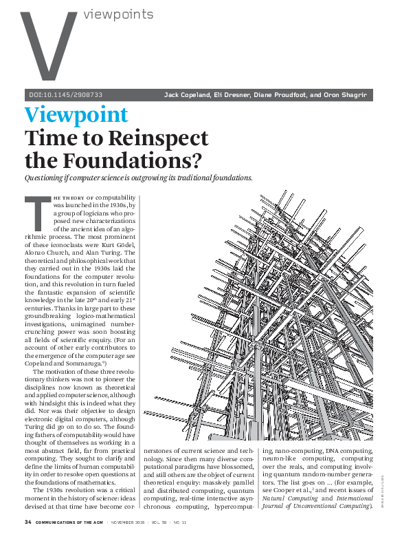 (PDF) Time to reinspect the foundations? | eli dresner - Academia.edu
