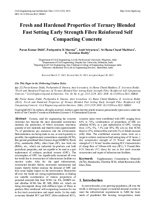 (PDF) Fresh and Hardened Properties of Ternary Blended Fast Setting ...