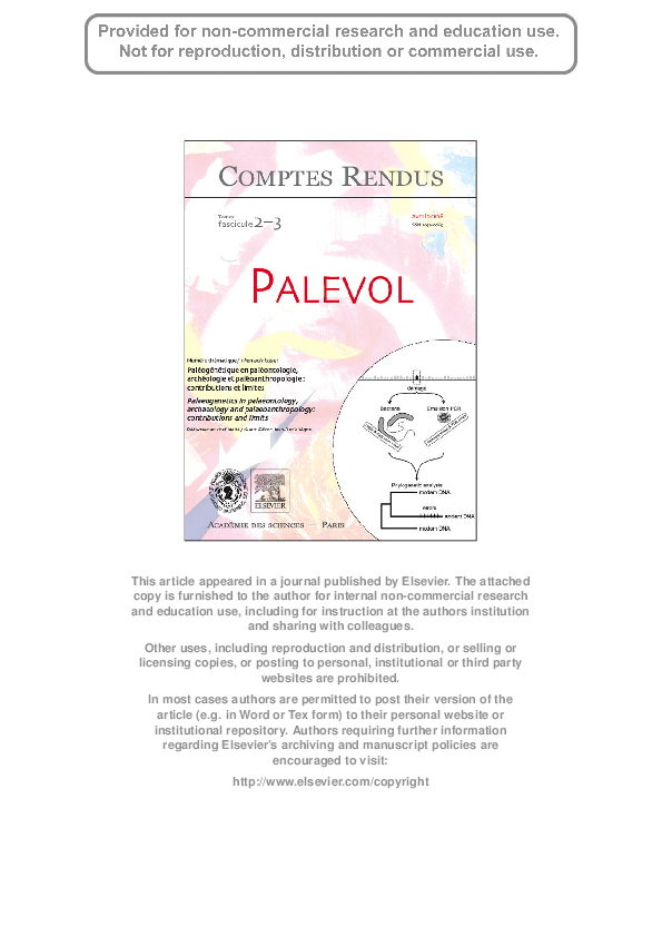 (PDF) Palaeogenetics of cattle domestication: Methodological challenges ...