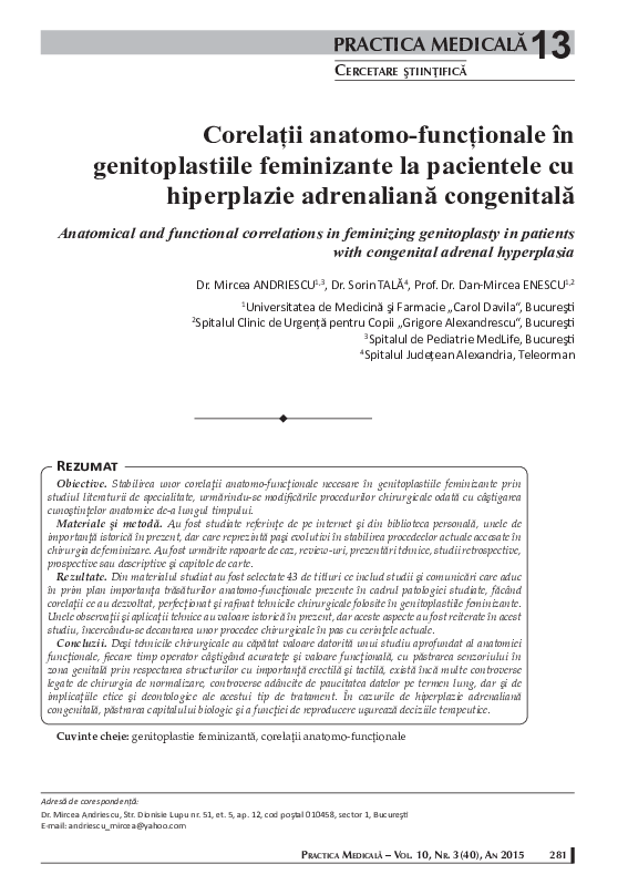 (PDF) Anatomical and functional correlations in feminizing genitoplasty ...