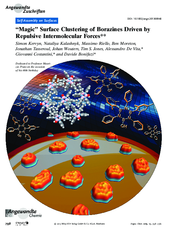(PDF) “Magic” Surface Clustering of Borazines Driven by Repulsive ...