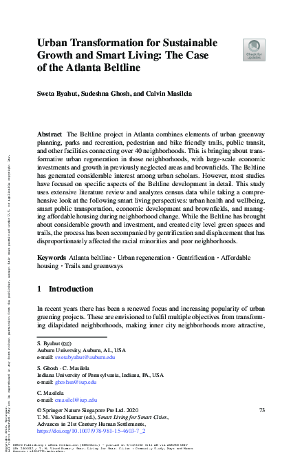 (PDF) Urban Transformation for Sustainable Growth and Smart Living: The ...