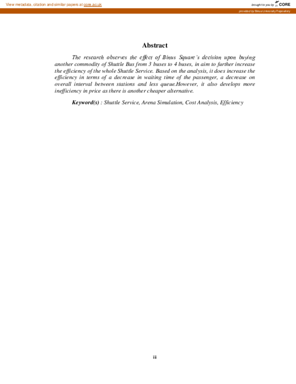 (PDF) Evaluasi Penambahan Jumlah Shuttle Bus Binus Square
