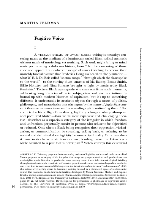 (PDF) Fugitive Voice