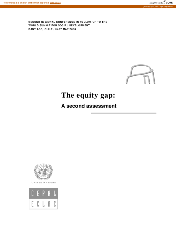 (PDF) The equity gap: a second assessment