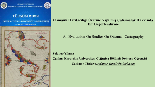 (PDF) Osmanlı Haritacılığı Üzerine Yapılmış Çalışmalar Hakkında Bir ...