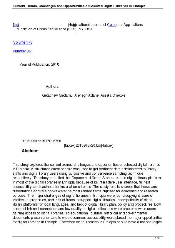 (PDF) Current Trends, Challenges and Opportunities of Selected Digital ...