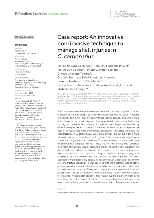 (PDF) Case report: An innovative non-invasive technique to manage shell ...