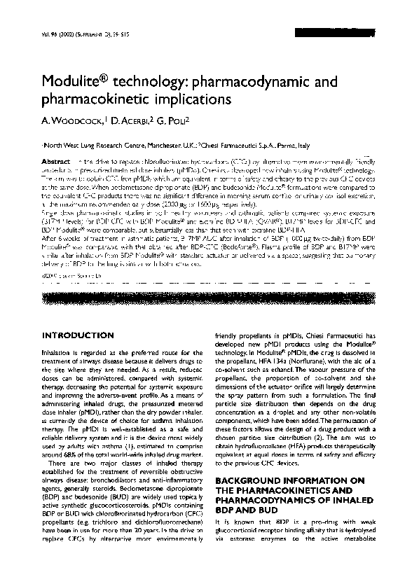 (PDF) Modulite® technology: pharmacodynamic and pharmacokinetic ...