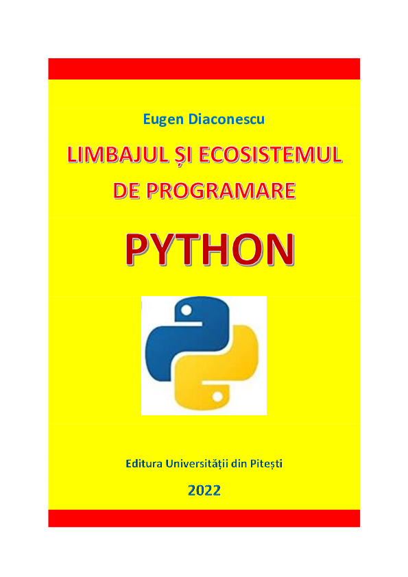 (PDF) Limbajul si ecosistemul de programare Python