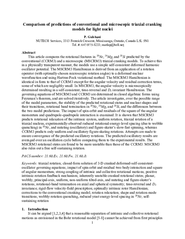 (PDF) Triaxial shape and rotation phases and transitions predicted by ...