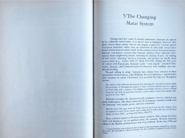 (PDF) Samoan Planters - Chpt 5 Changing Matai System