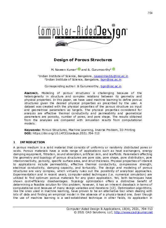(PDF) Design of Porous Structures