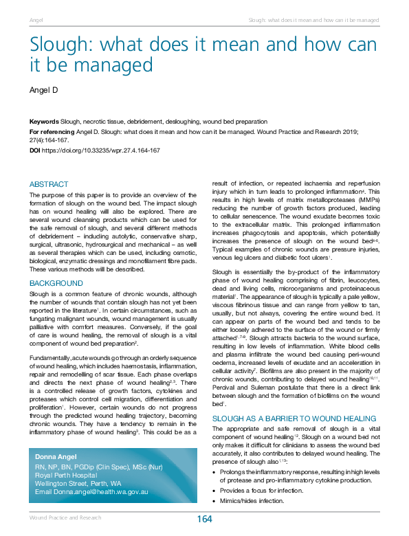 (PDF) Slough: what does it mean and how can it be managed