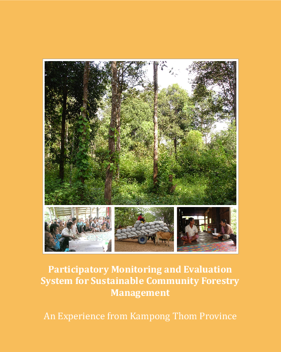 (PDF) Participatory monitoring and evaluation system for sustainable community forestry ...