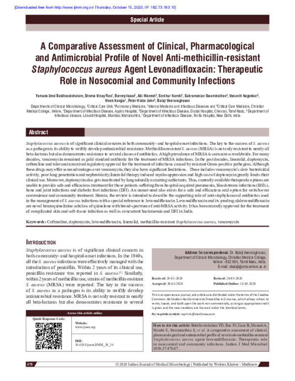(PDF) A Comparative Assessment of Clinical, Pharmacological and ...