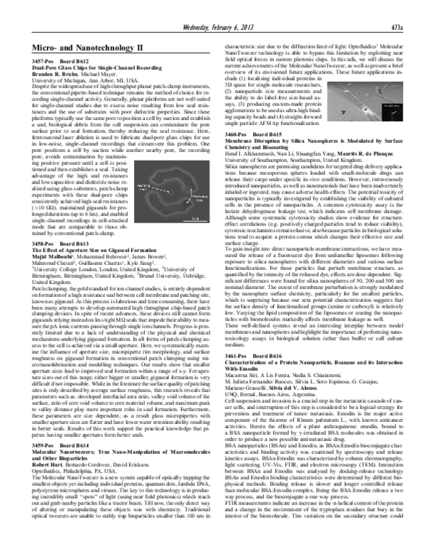 (PDF) The Effect of Aperture Size on Gigaseal Formation | Mahmoud ...