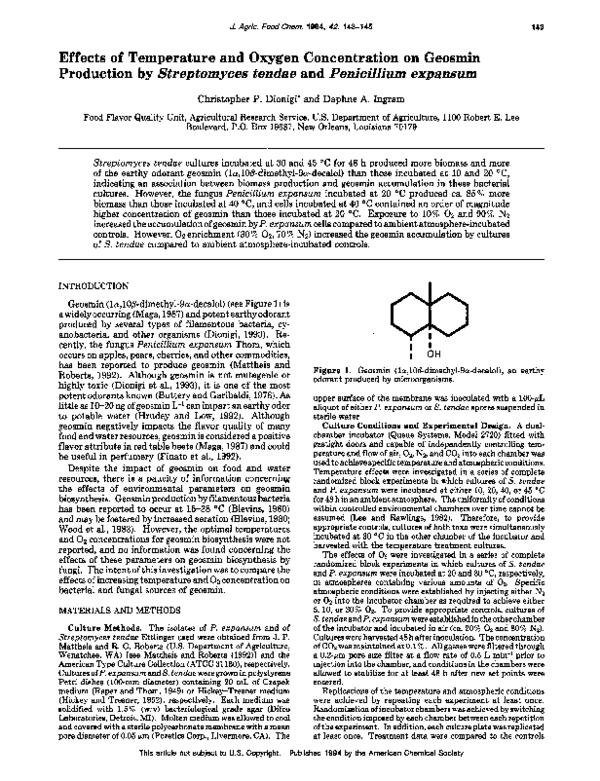 (PDF) Effects of temperature and oxygen concentration in sediment ...