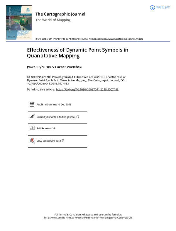 (PDF) Effectiveness of Dynamic Point Symbols in Quantitative Mapping