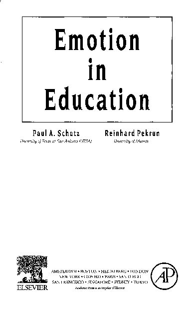 (PDF) Emotion in Education