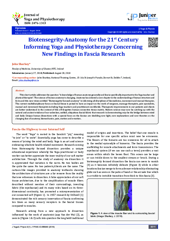 (PDF) Biotensegrity-Anatomy for the 21st Century Informing Yoga and ...