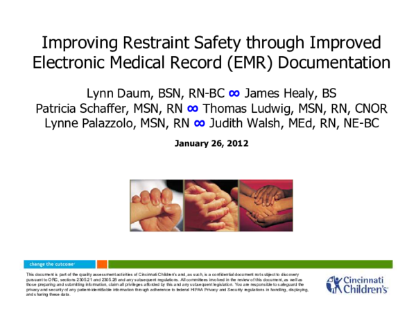 (PDF) Improving Restraint Safety through Improved Electronic Medical ...