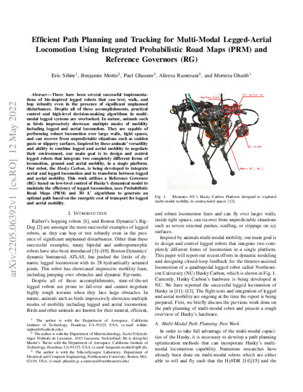 (PDF) Efficient Path Planning and Tracking for Multi-Modal Legged-Aerial Locomotion Using ...
