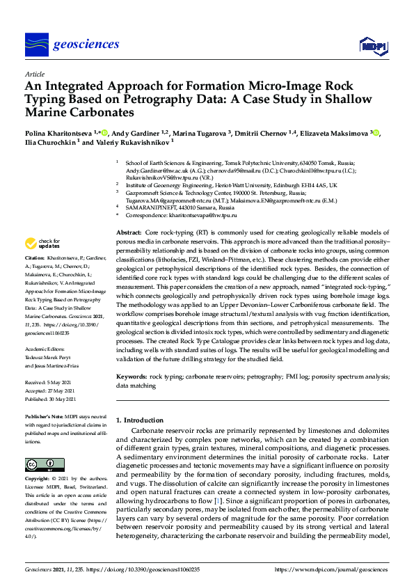 (PDF) An Integrated Approach for Formation Micro-Image Rock Typing ...