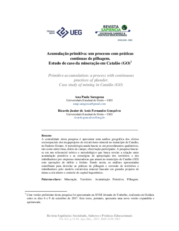 (PDF) Primitive accumulation: a process with continuous practices of ...