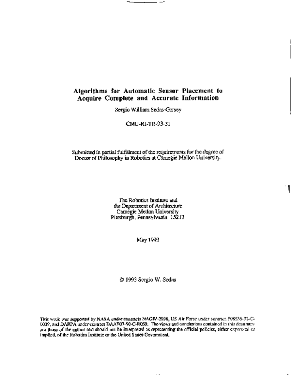(PDF) Algorithms for Automatic Sensor Placement to Acquire Complete and Accurate Information ...