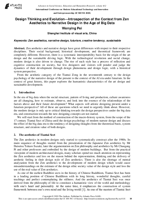 (PDF) Design Thinking and Evolution—Introspection of the Context from ...