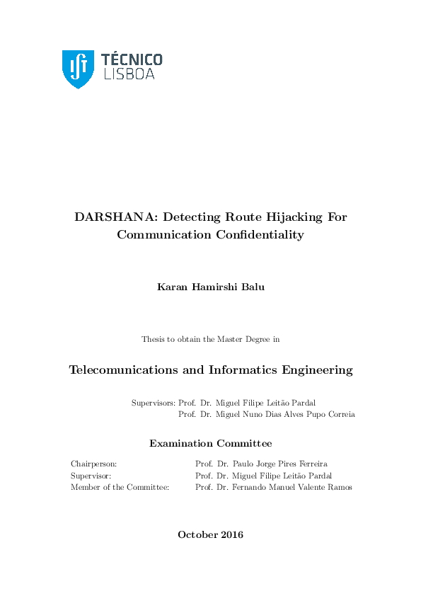 (PDF) DARSHANA: Detecting route hijacking for communication ... (PDF) DARSHANA: Detecting route hijacking for communication ...