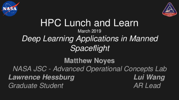 (PDF) Deep Learning Applications in Manned Spaceflight