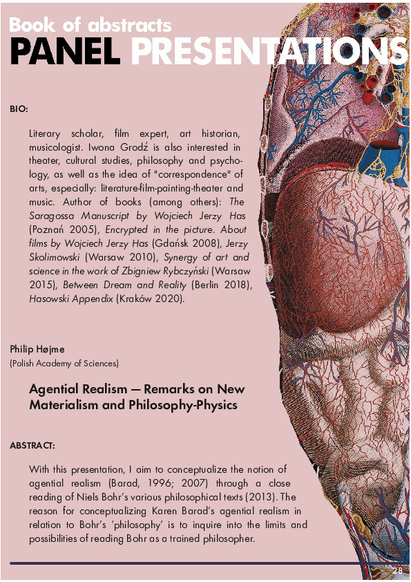 (PDF) Agential Realism — Remarks on New Materialism and Philosophy-Physics