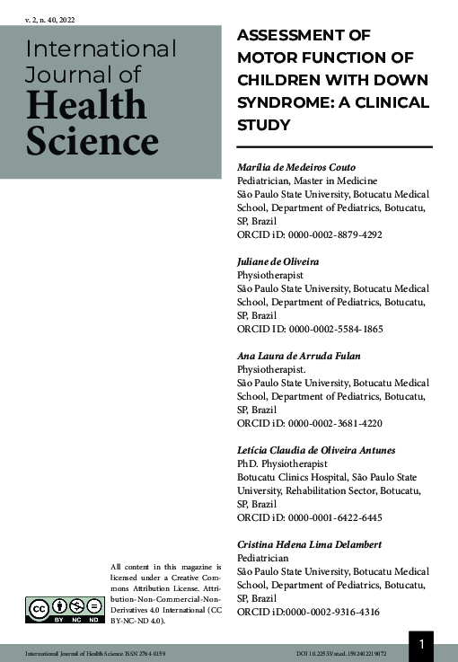 (PDF) Assessment of Motor Function of Children with Down Syndrome: A Clinical Study