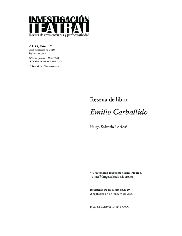 (PDF) Emilio Carballido