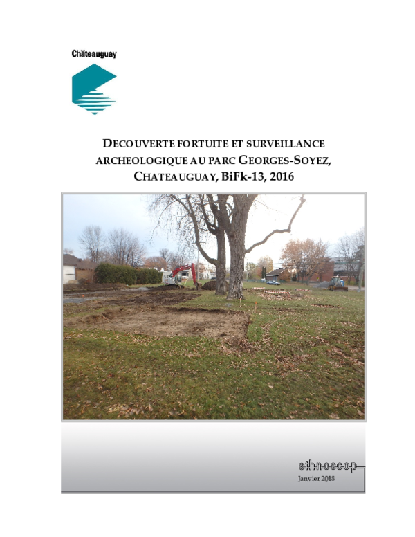 (PDF) Découverte fortuite au parc Georges-Soyez